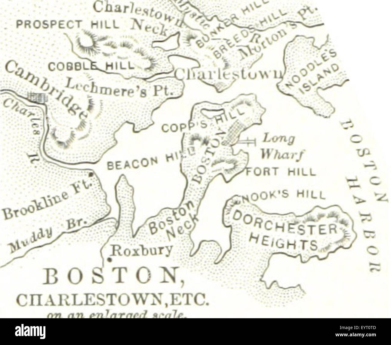 An image of a map extracted from 'A History of the,' showing ...