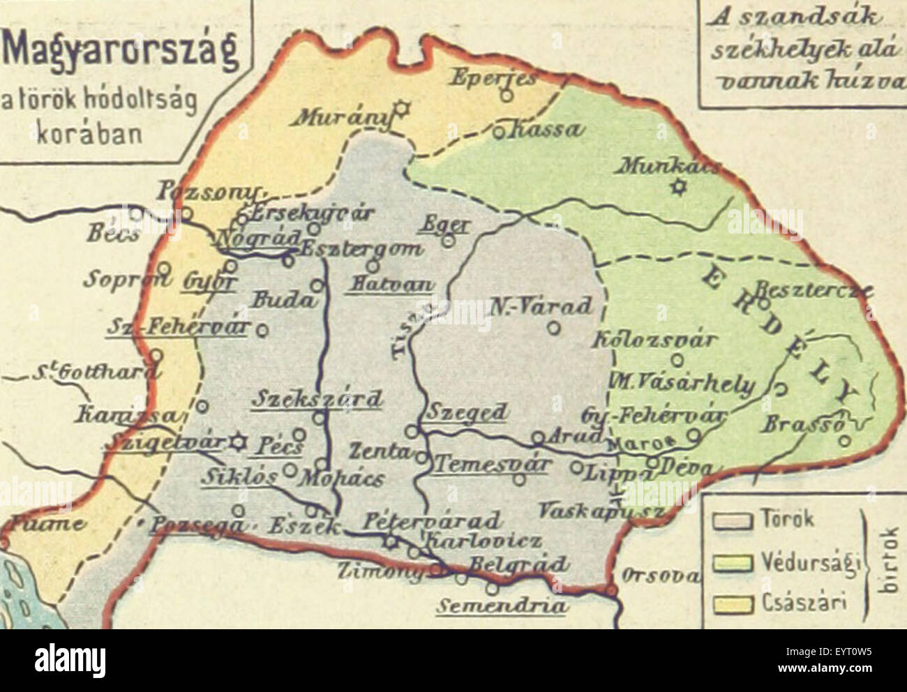 Map extracted from page 222 of 'Vila,gotorte,nelem, a polga,ri fiu ...