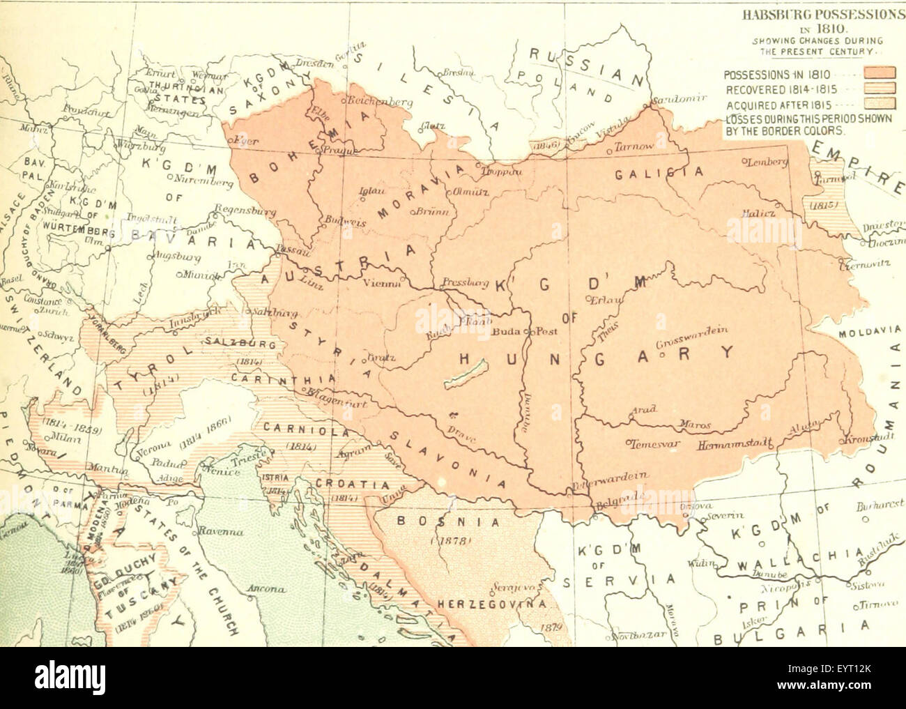 The image presents a map from 'History for Ready Reference,' offering ...