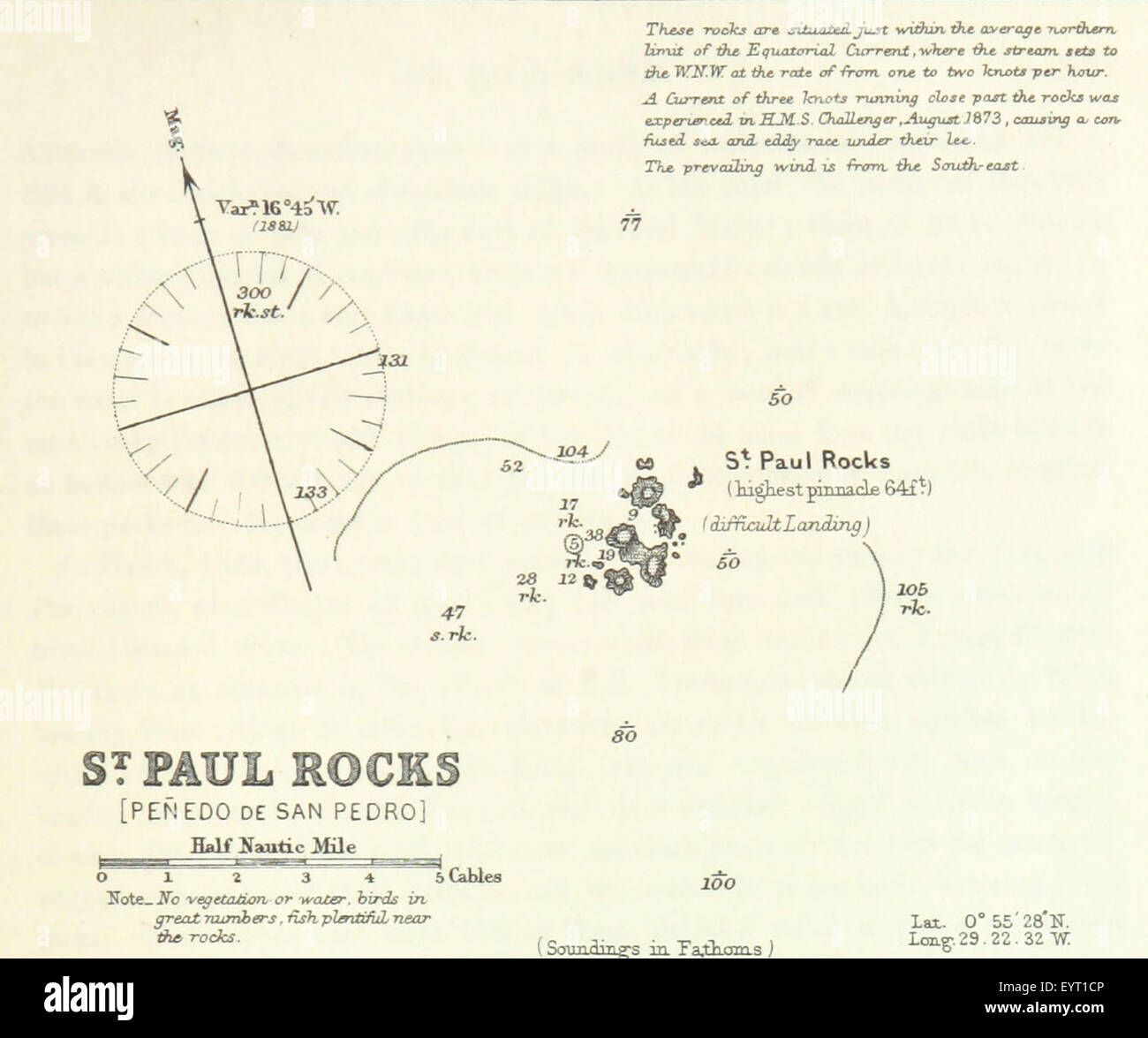 This image from 'Atlantic Ocean Pilot' presents detailed navigation ...