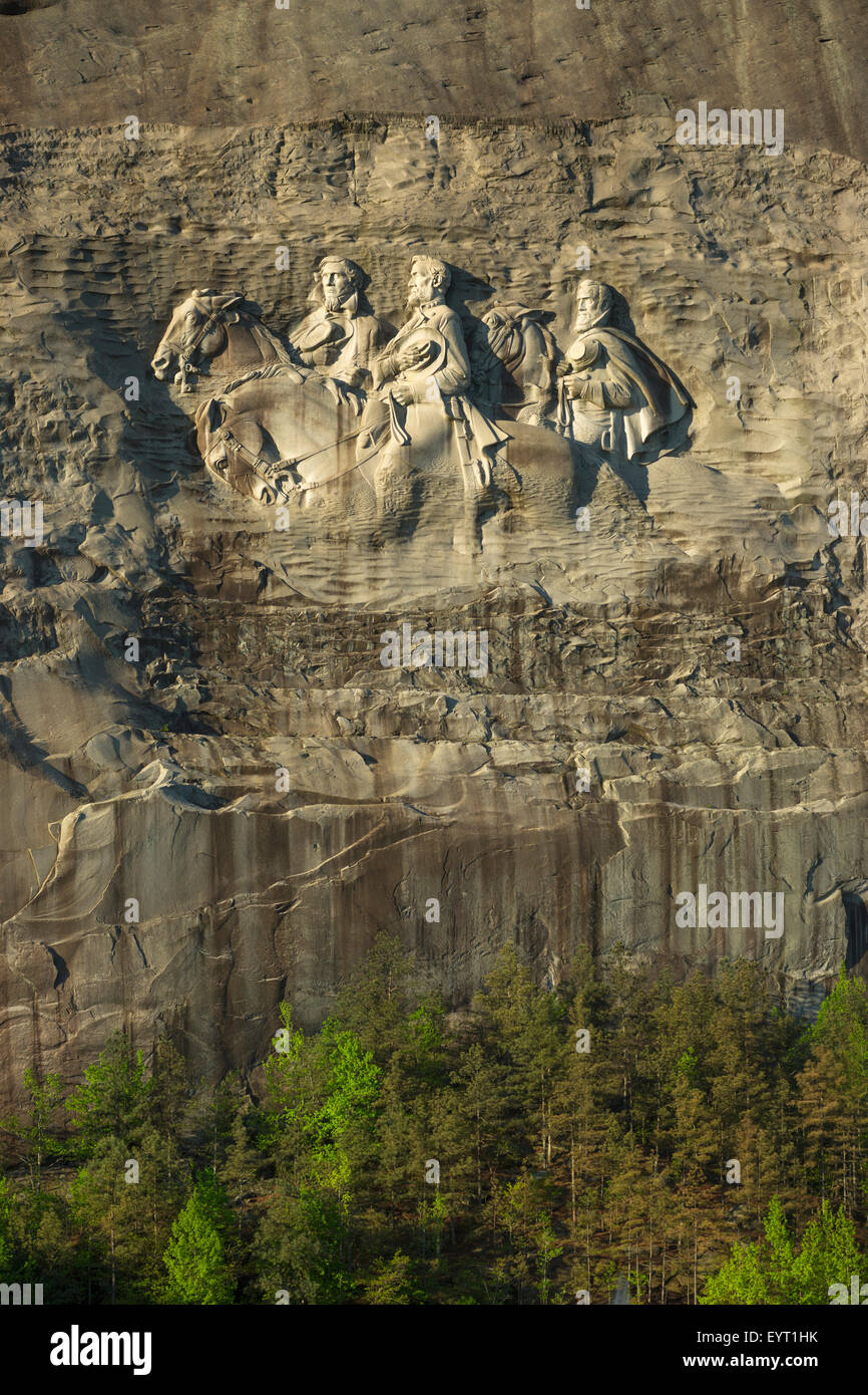 Confederate Memorial Stone Mountain Georgia High Resolution Stock ...
