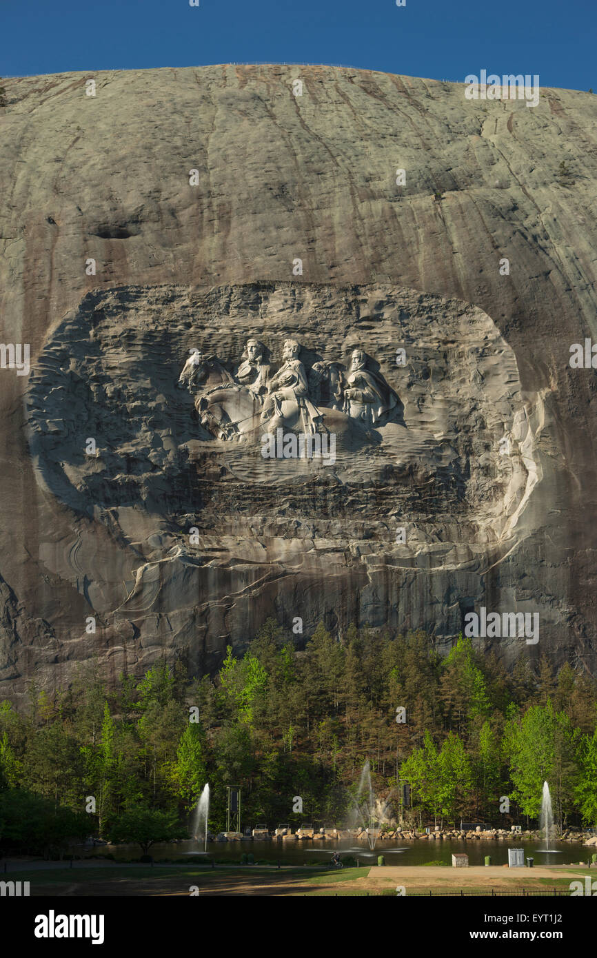 Confederate Memorial Stone Mountain Georgia High Resolution Stock ...