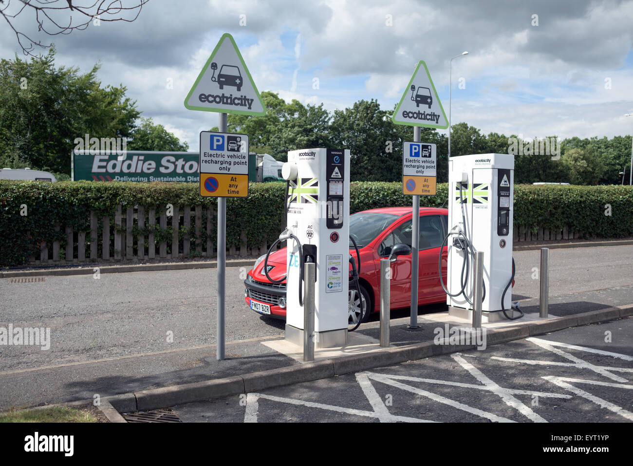 Trowell M1 Service Moto Nottinghamshire Stock Photo - Alamy