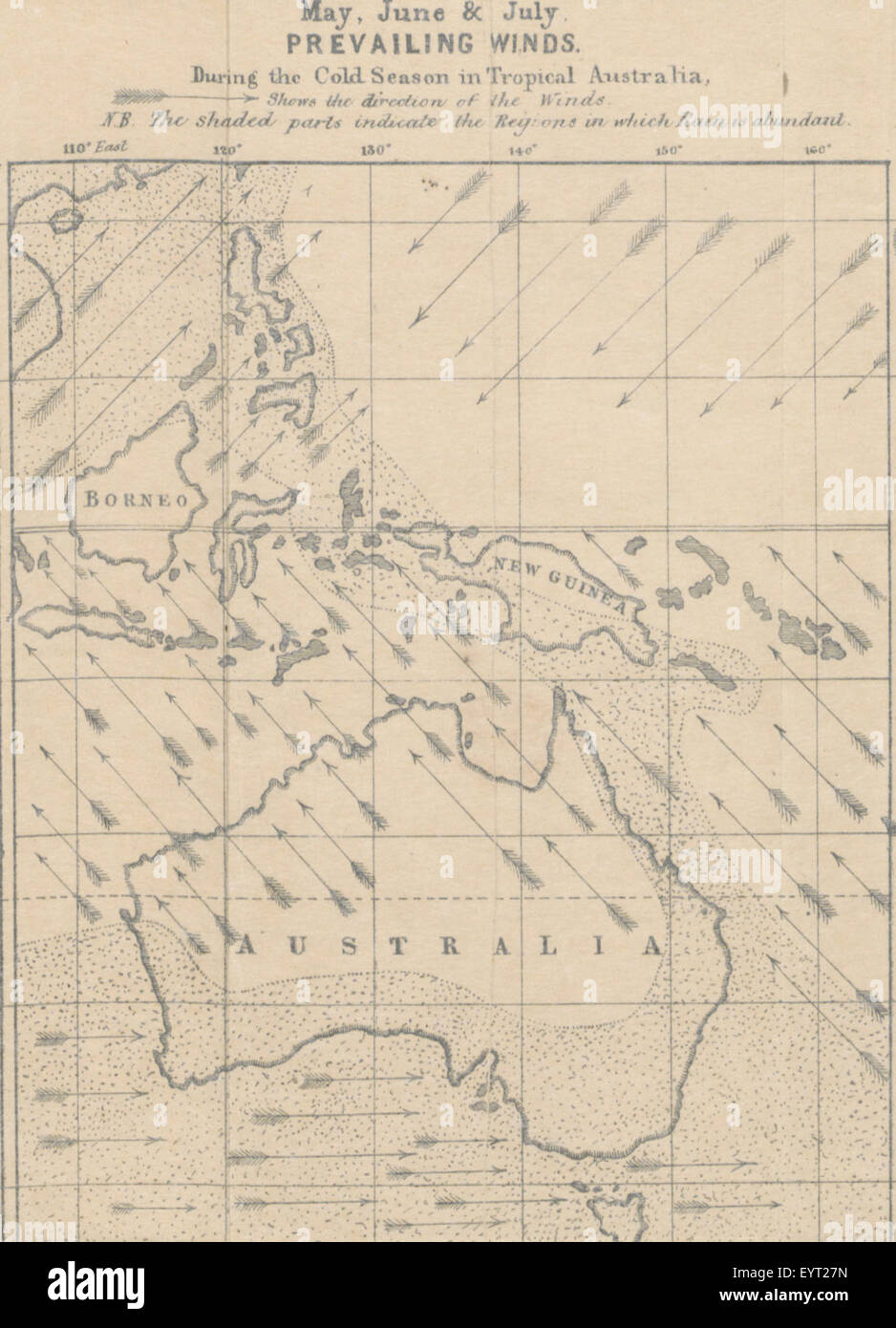 The image shows a map from 'Handbook for Colonists,' depicting the ...