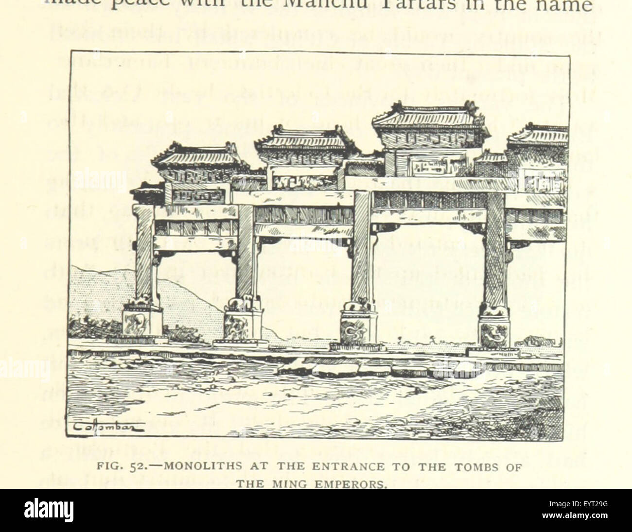 Image from 'China and the Chinese', showing an illustration depicting ...