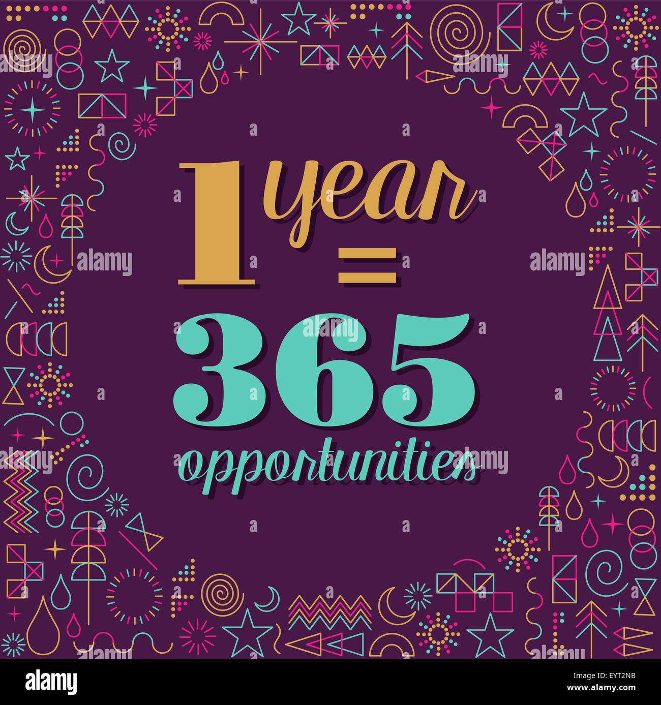 Poster for the new year Stock Vector Images - Alamy