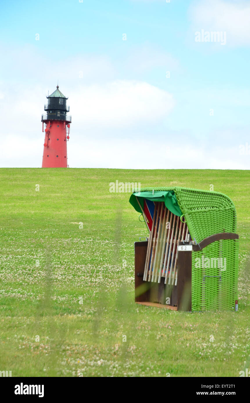 Germany, Schleswig-Holstein, north frieze country, Pellworm, beach ...