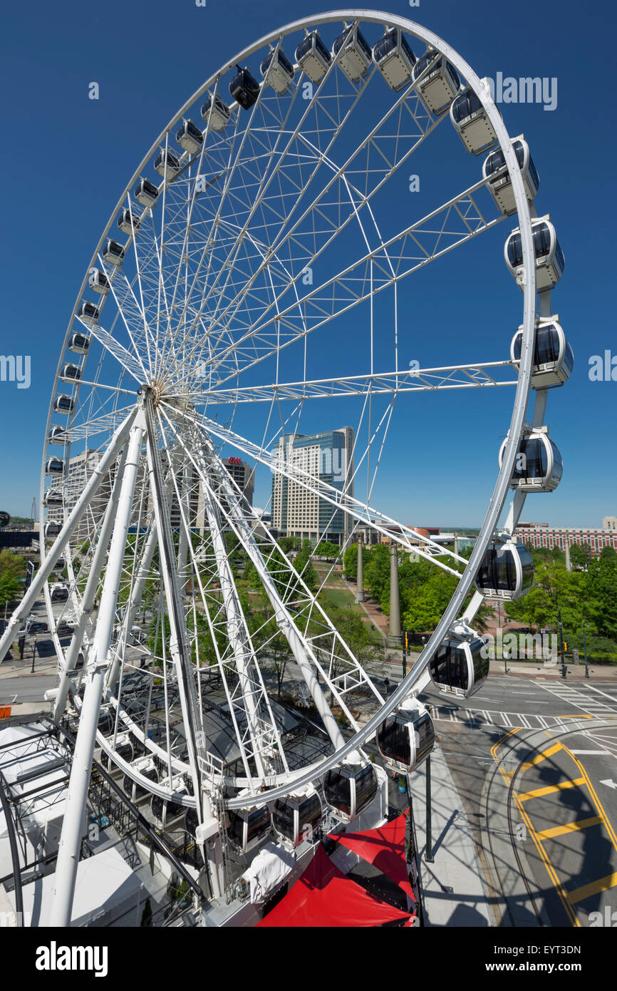 SKYVIEW FERRIS WHEEL CENTENNIAL OLYMPIC PARK DOWNTOWN ATLANTA GEORGIA ...
