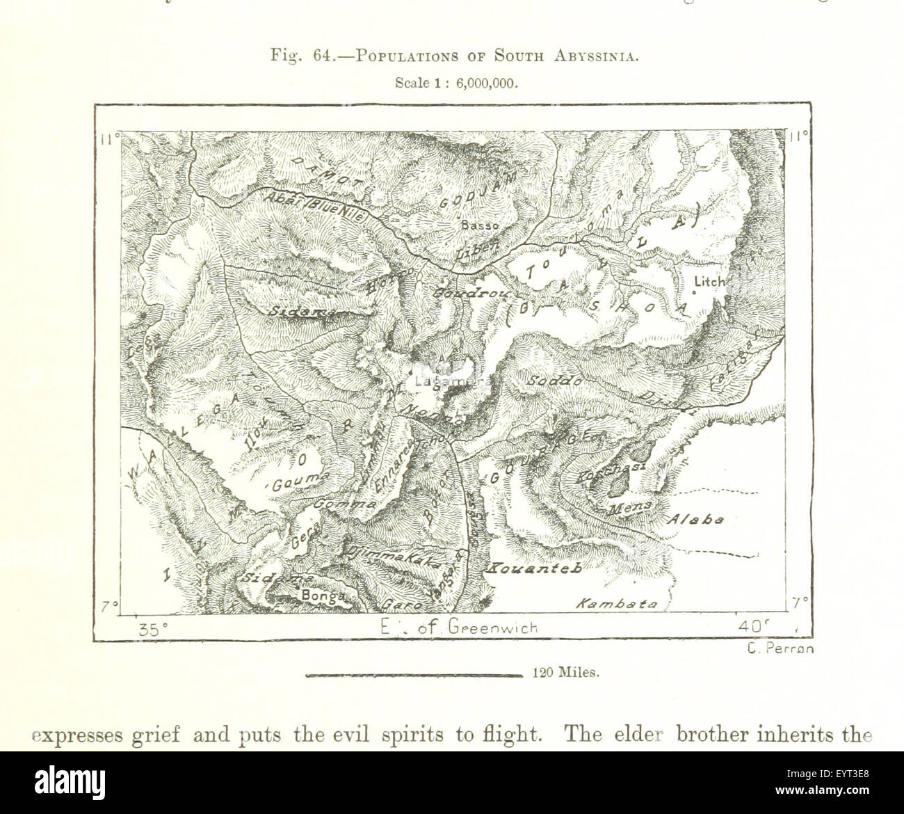 An image from 'The Earth and its Inhabitants', illustrating the ...