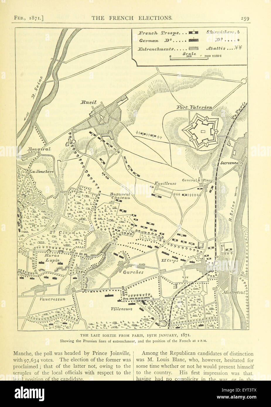 Map of france 1871 hi-res stock photography and images - Alamy