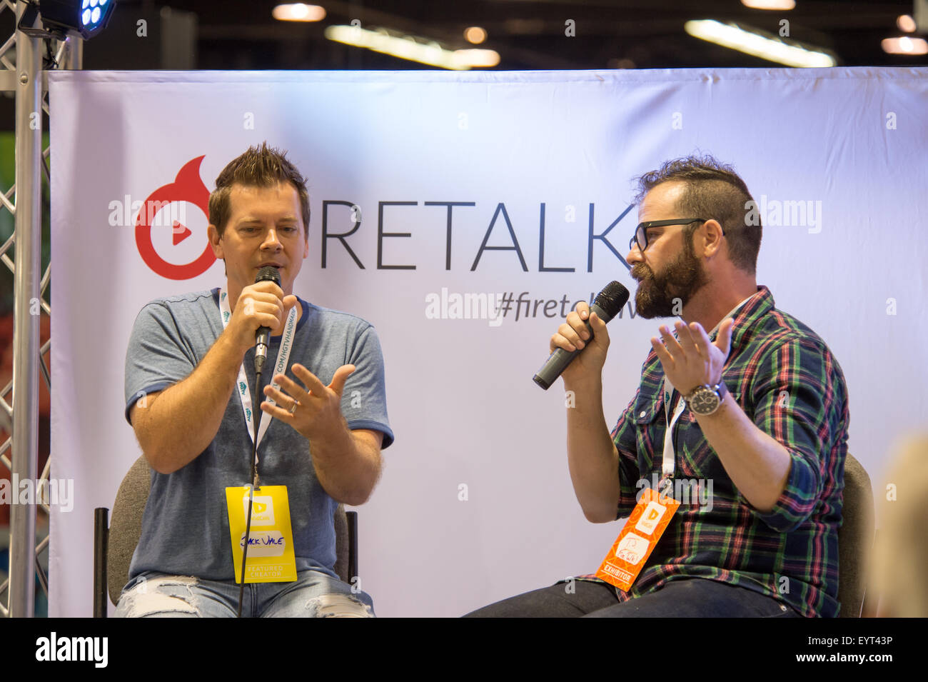 Video conference interview hi-res stock photography and images - Alamy