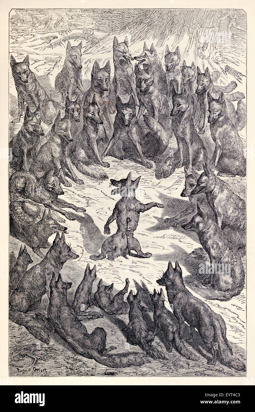 'The Foxes and their Tails' fable by Aesop (circa 600BC). A fox got its ...