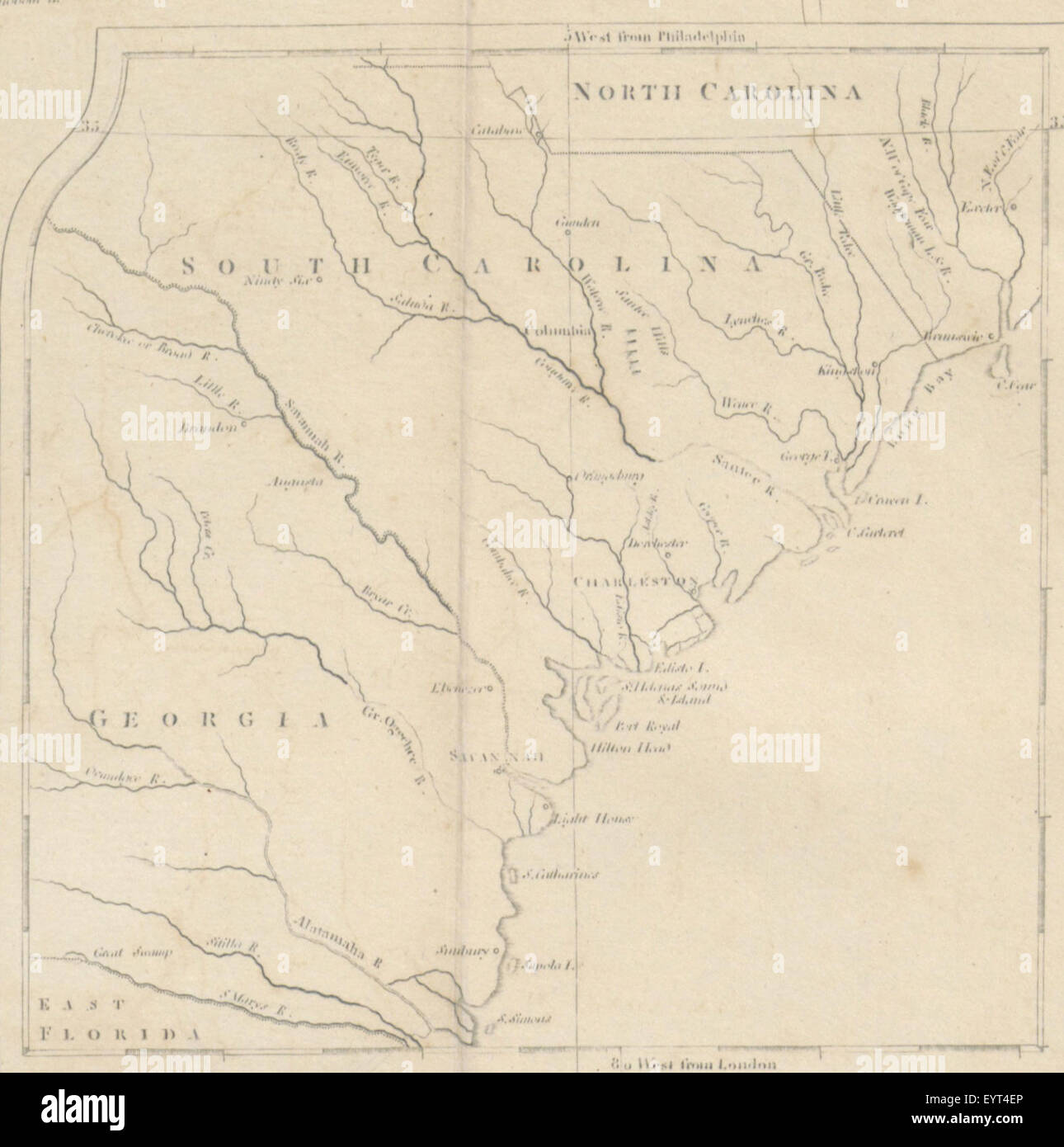 Map of america 1796 hi-res stock photography and images - Alamy