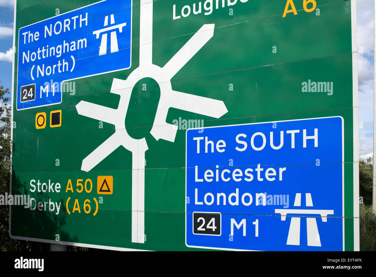 The north motorway sign uk hi-res stock photography and images - Alamy