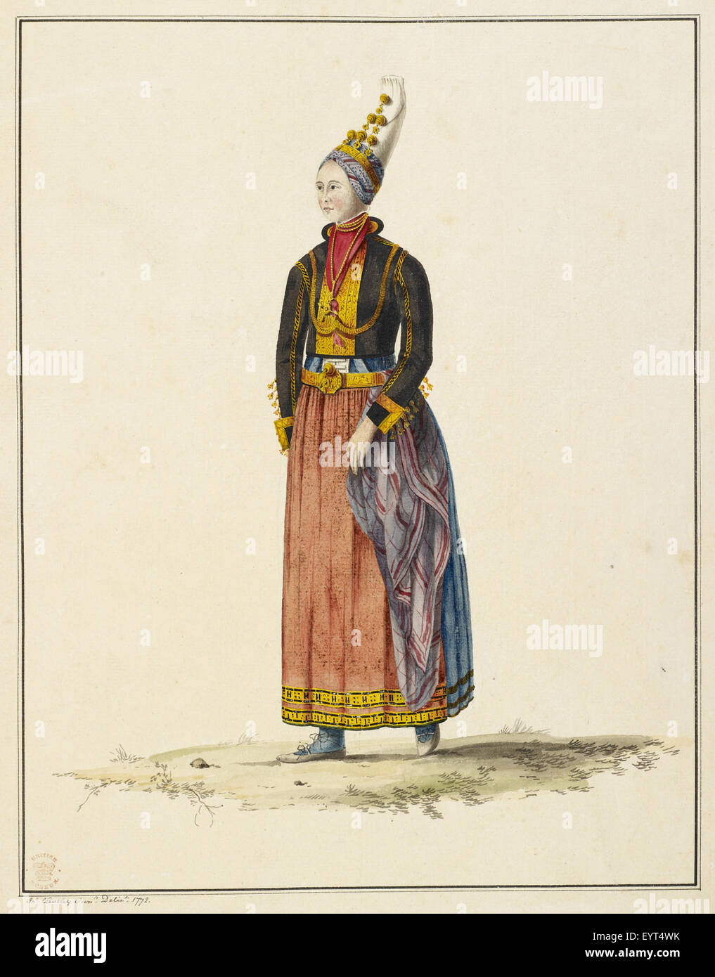 A drawing from Sir Joseph Bank's voyage to the Hebrides, Orkneys, and ...