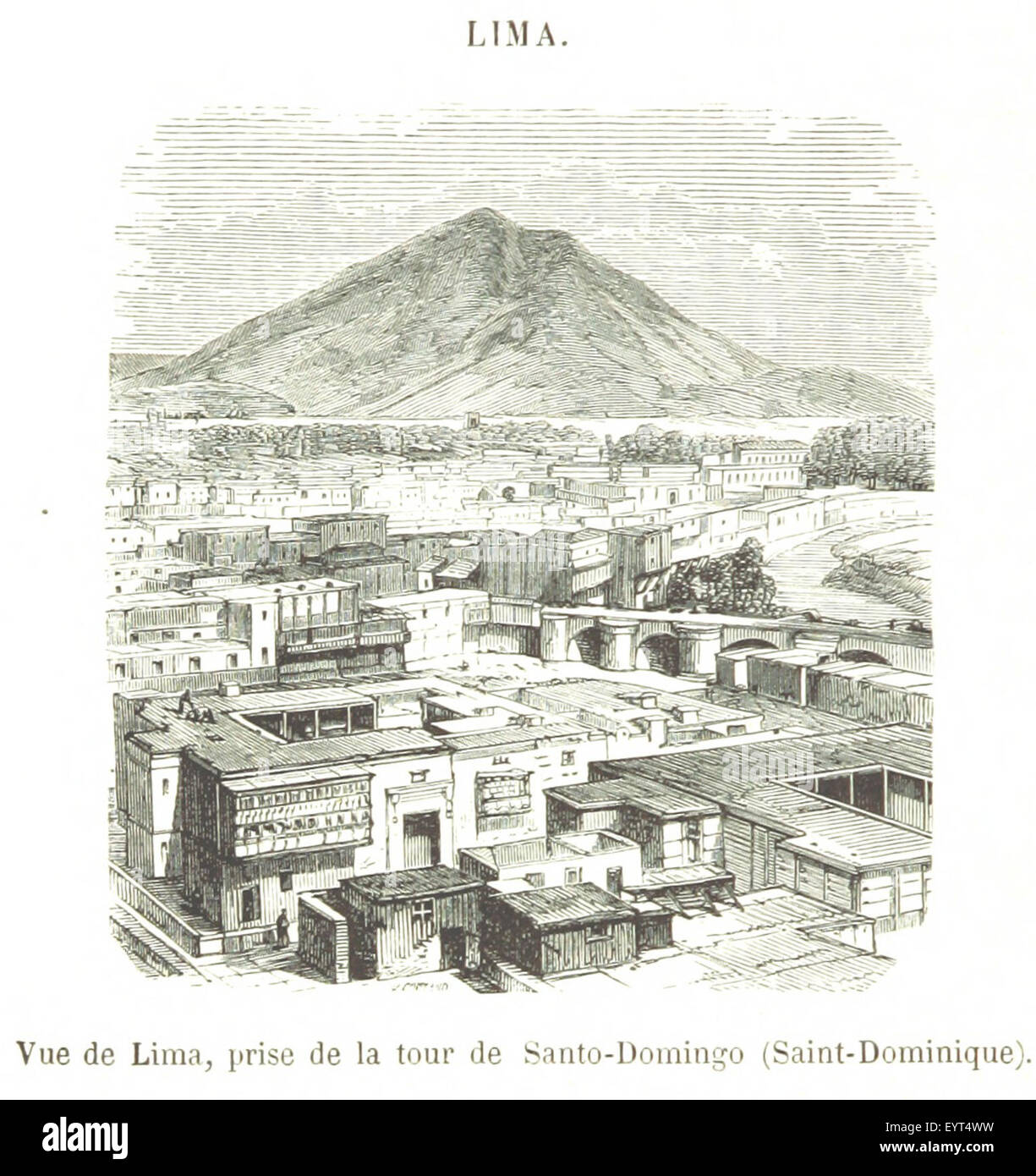 Old map of lima hi-res stock photography and images - Alamy