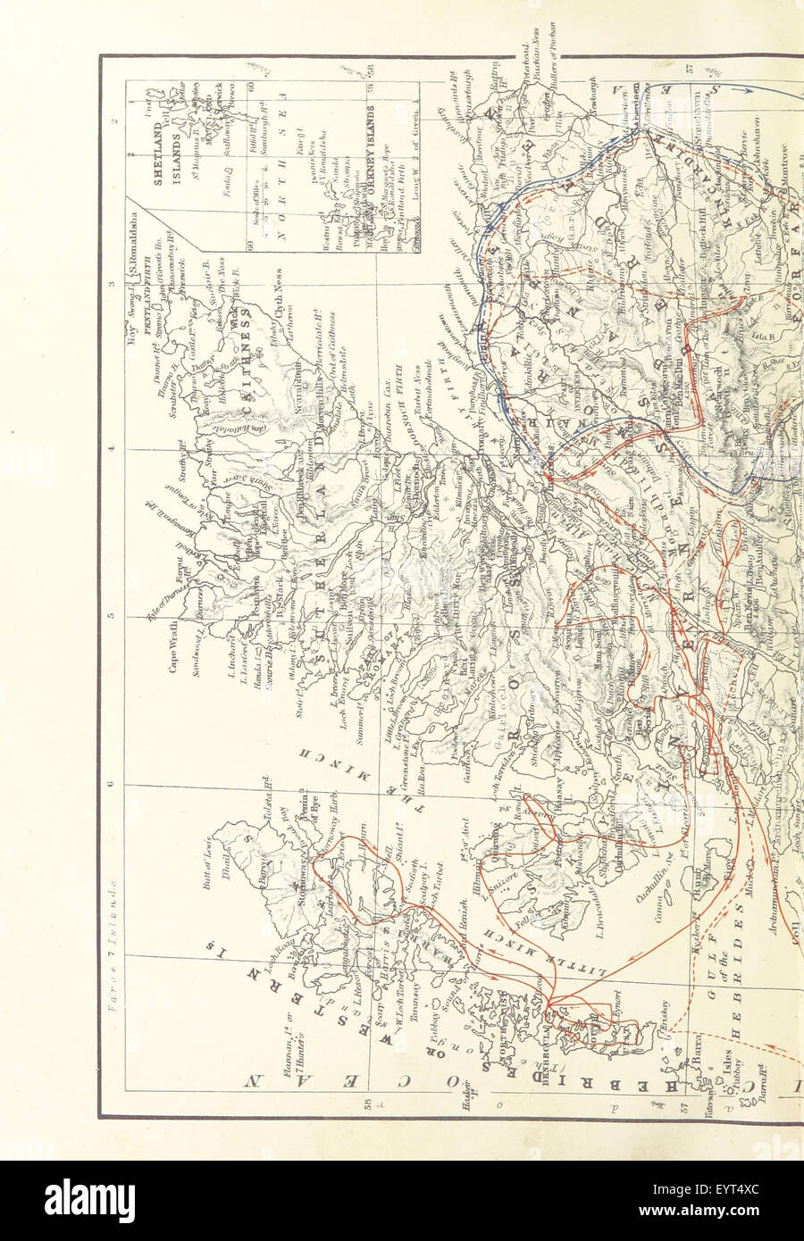 Map from 'The Historical Geography of the Clans of Scotland ...