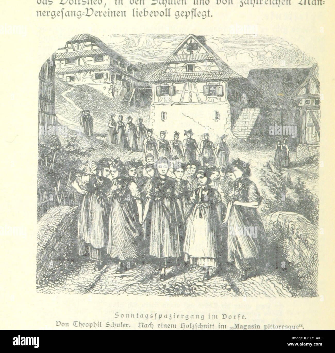 This image from page 300 of 'Elsass-Lothringen' depicts scenes from the ...