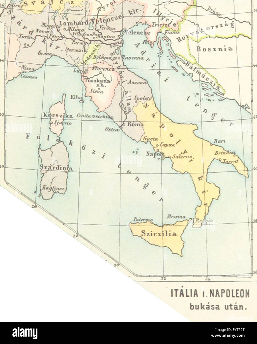 An image of a map extracted from 'Vila,gto,rte,nelem, a polga,ri fiu ...