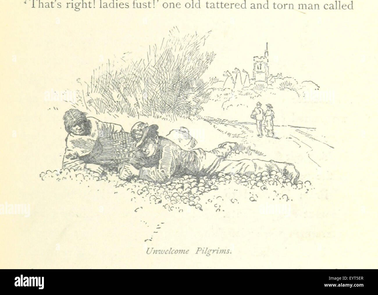 This image from 'A Canterbury Pilgrimage' captures scenes from a ...