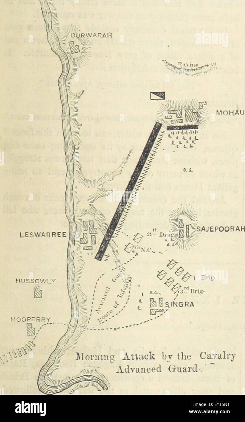 A historical map depicting key British battles on land, showing the ...