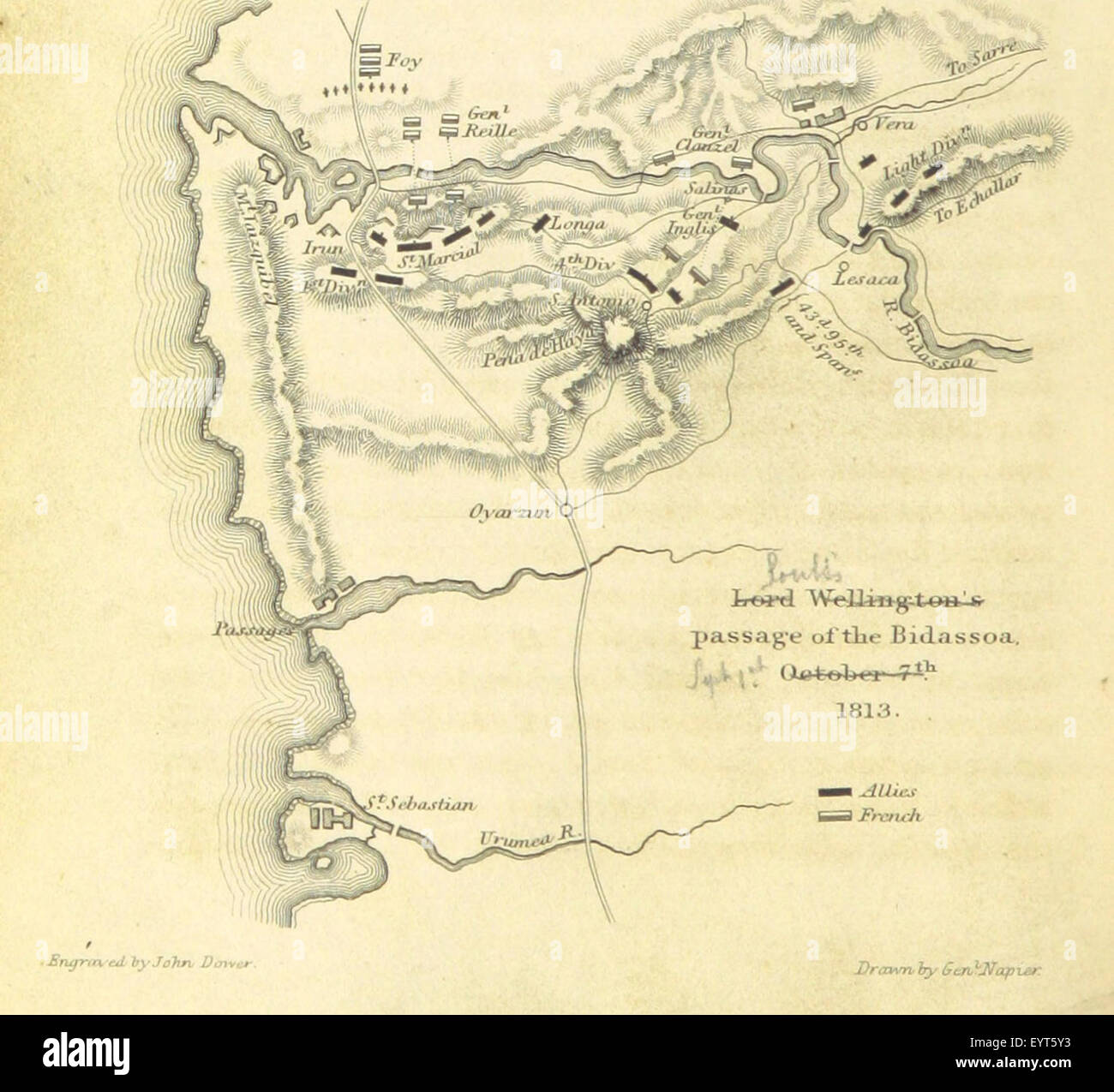 This image, from '[History of the War]', features a map detailing the ...