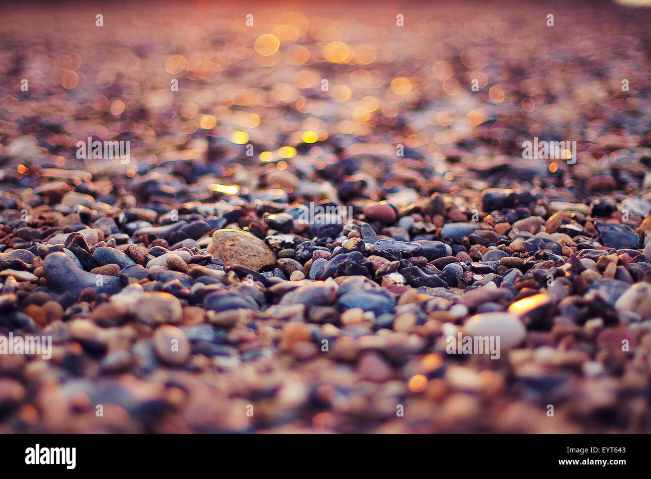 Stones in the back light Stock Photo - Alamy