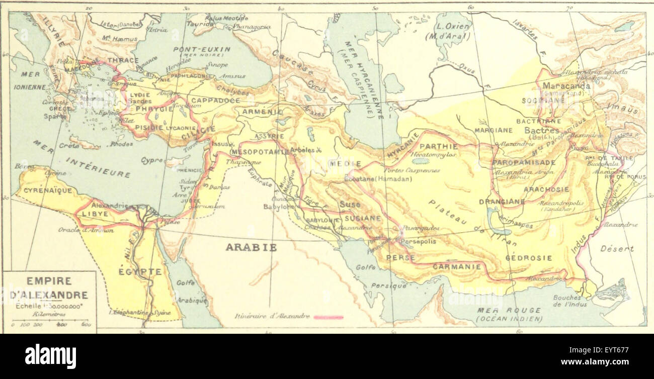 Map illustration from 'Géographie historique,' depicting historical ...