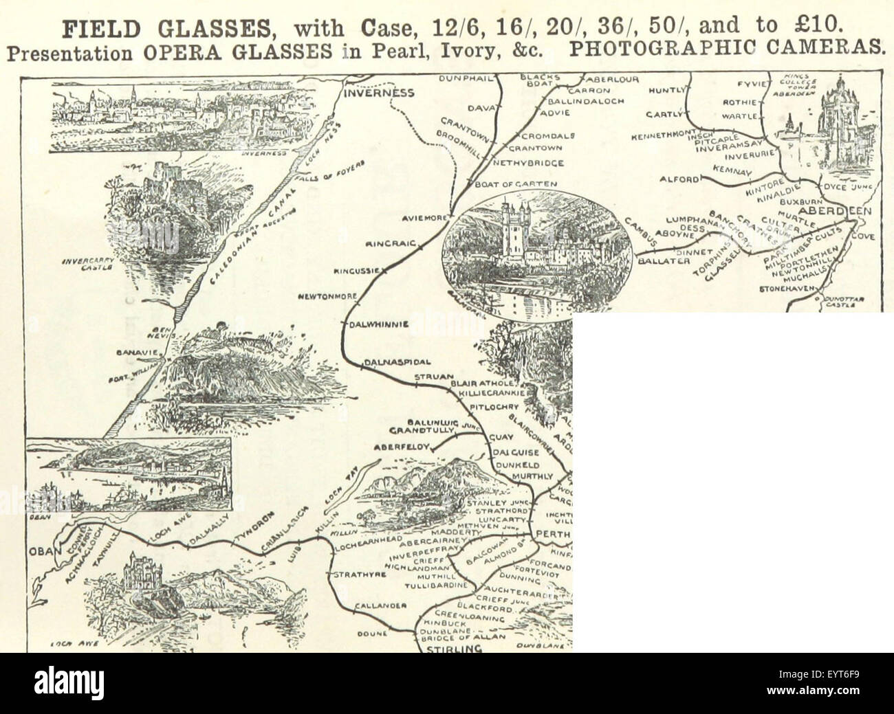 An image showing a map from 'Macdonald's Scottish Tourist Guides ...