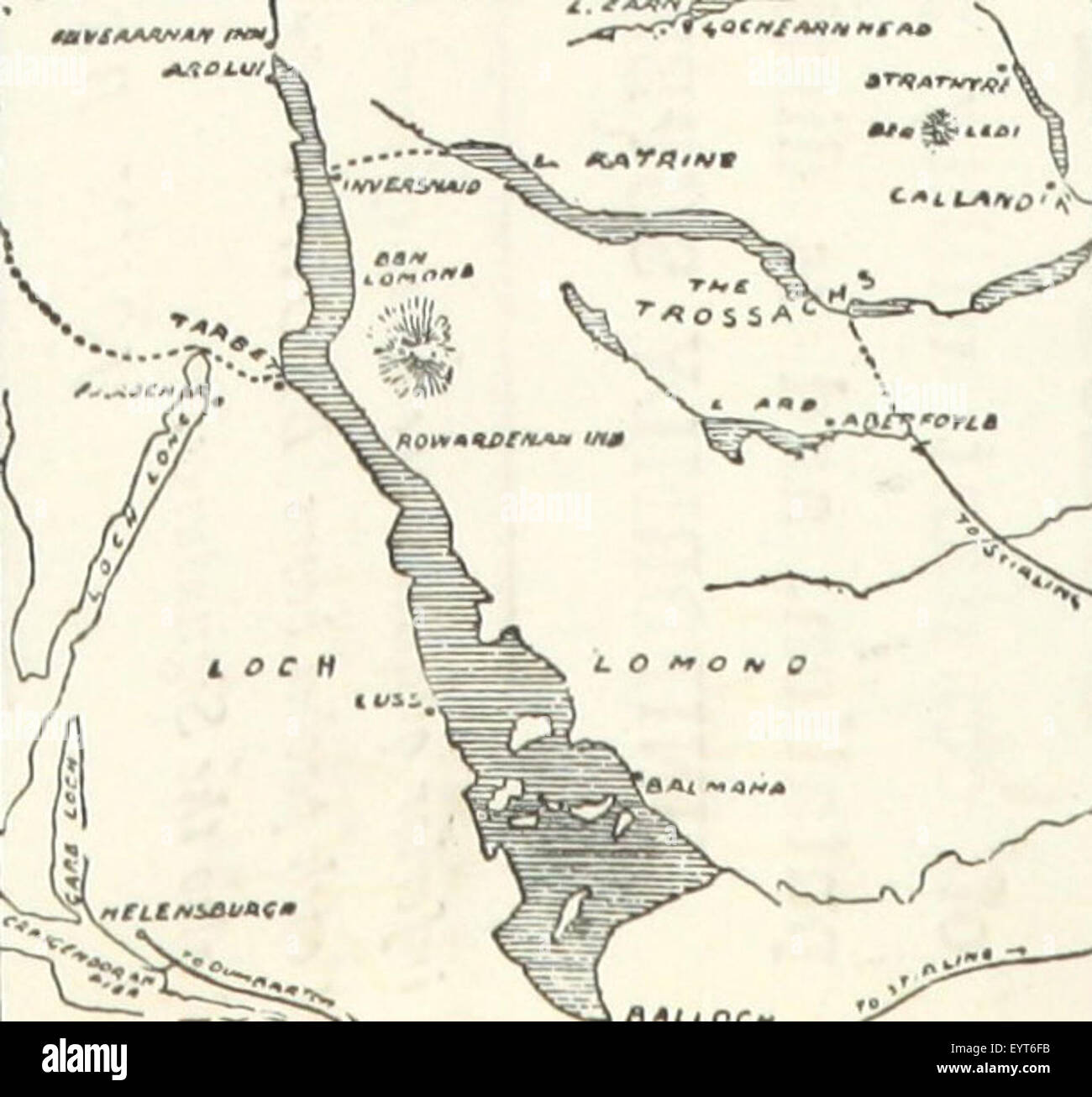 This map from 'Macdonald's Scottish Tourists' Guides' illustrates the ...