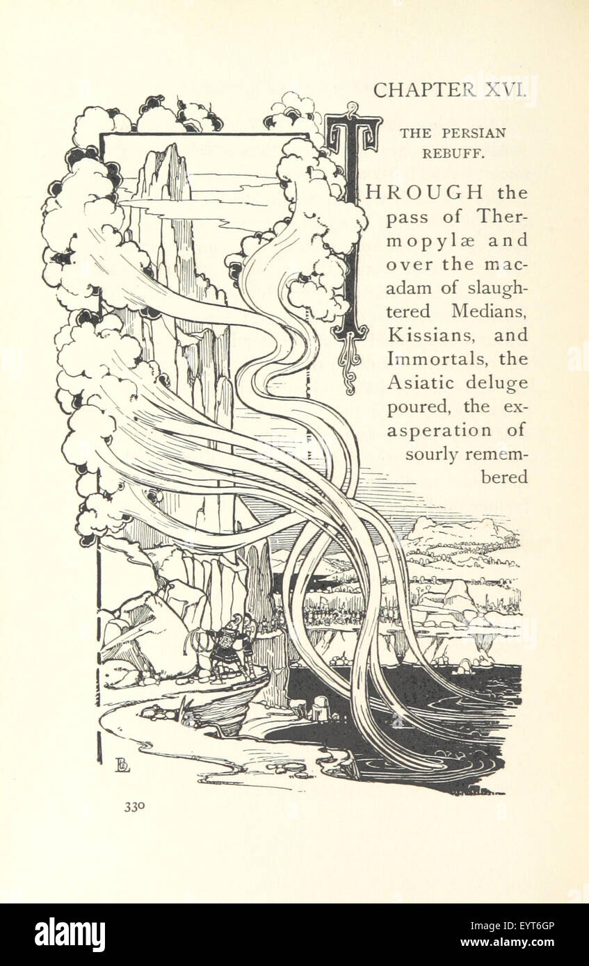 Photograph from 'Comic History of Greece', depicting an illustrated ...