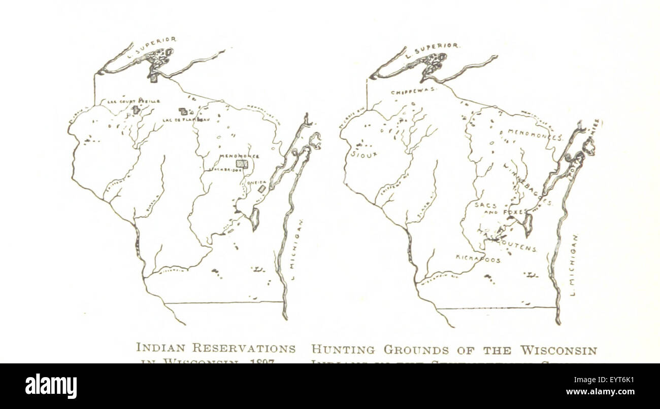 An image from 'Leading Events of Wisconsin History,' illustrating key ...