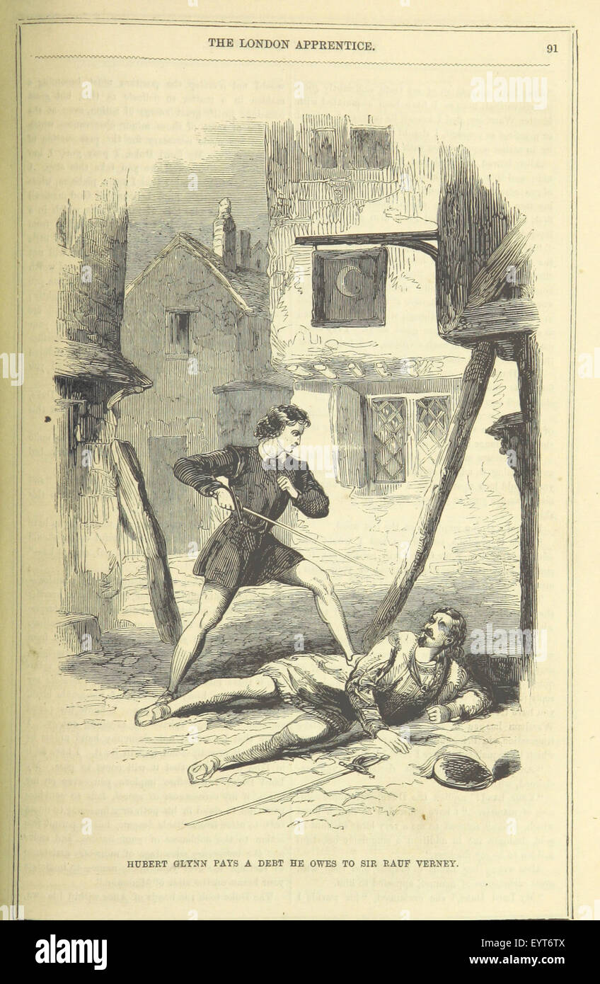A photograph from page 343 of 'The London Apprentice', showing an ...
