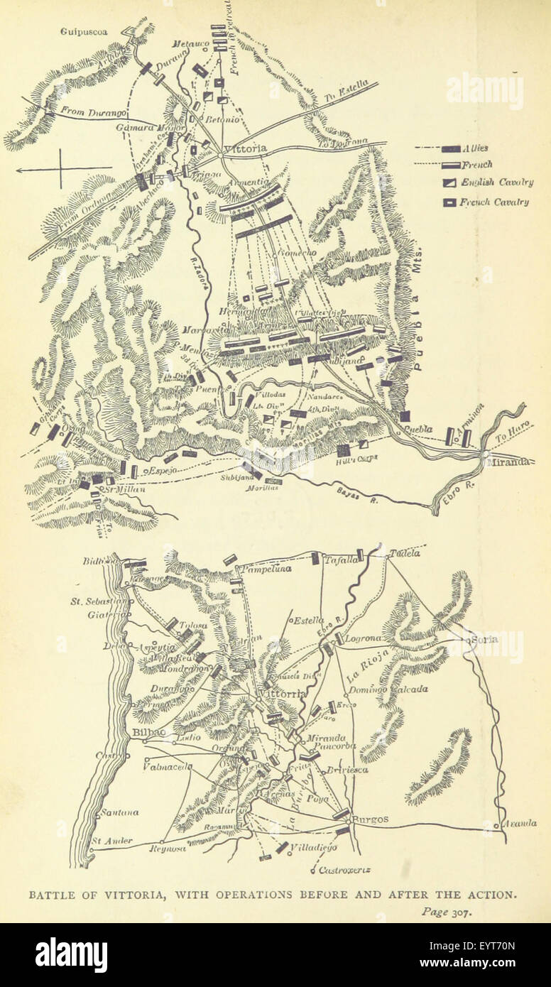 Peninsular war map hi-res stock photography and images - Alamy