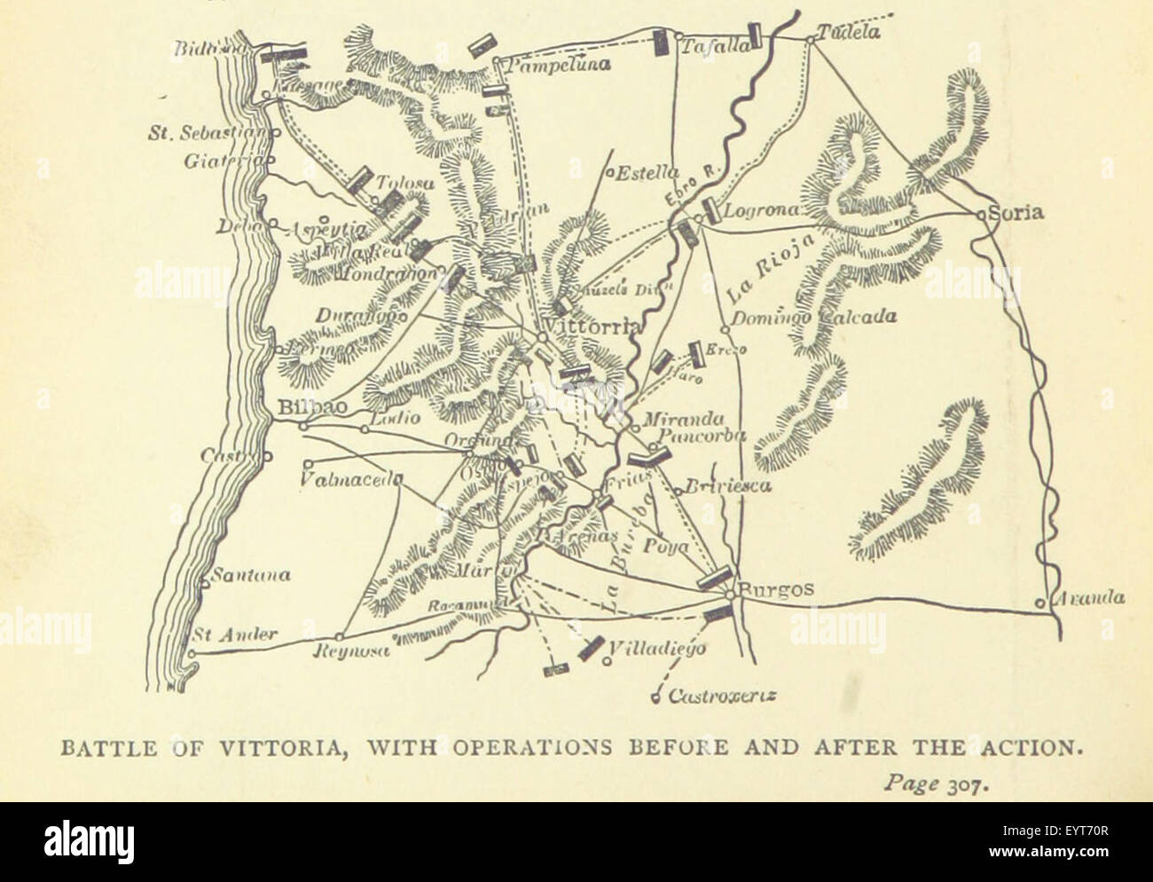 Peninsular war map hi-res stock photography and images - Alamy