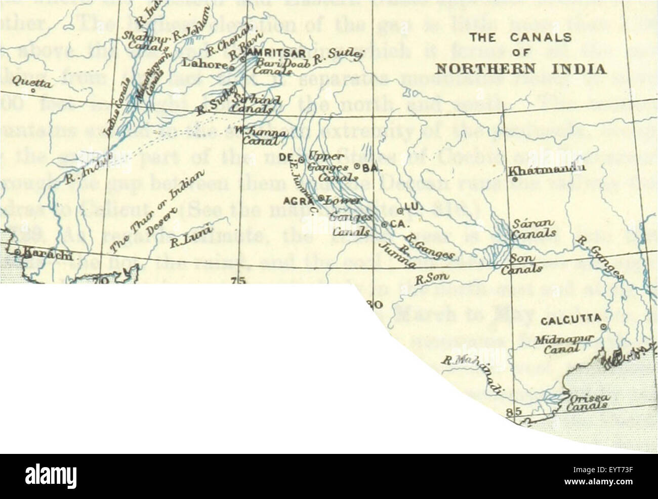 A map extracted from page 357 of the 'Handbook of Commercial Geography ...