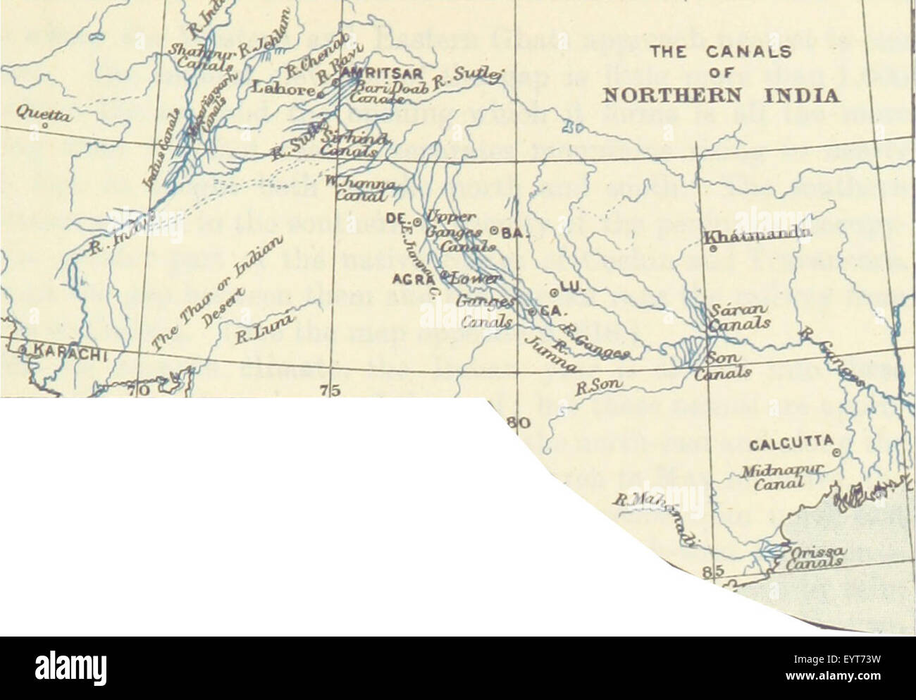 Geographical map from the 'Handbook of Commercial Geography ...