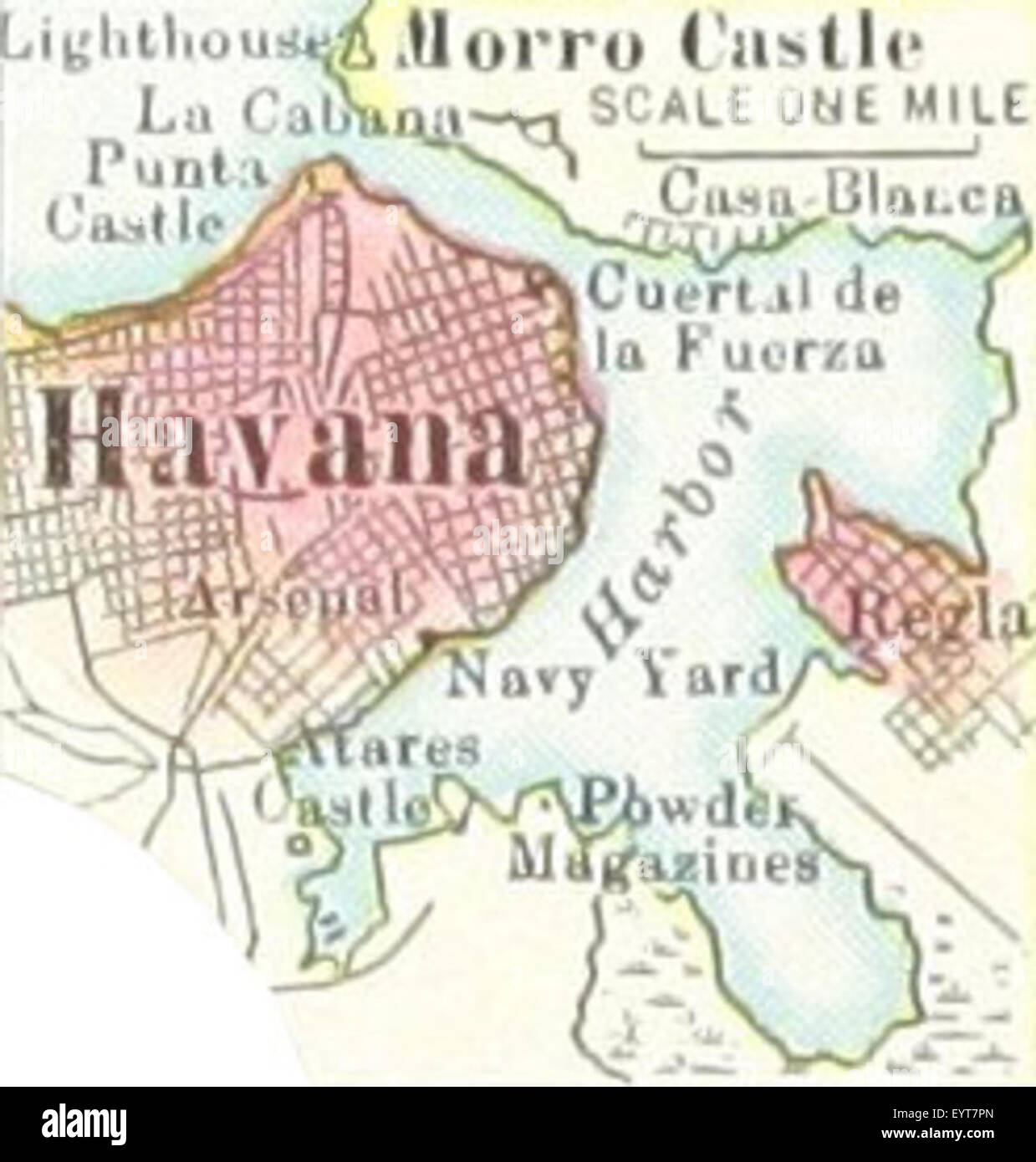 Photograph of a map extracted from page 10 of 'Cuba and Porto Rico ...