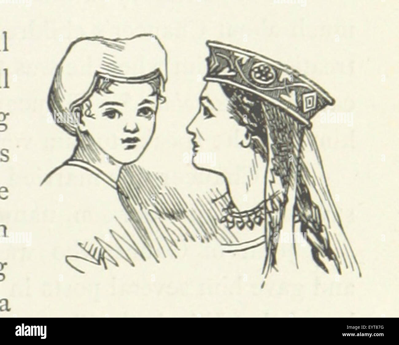 This image from page 39 of 'Chaucer for Children' illustrates a scene ...