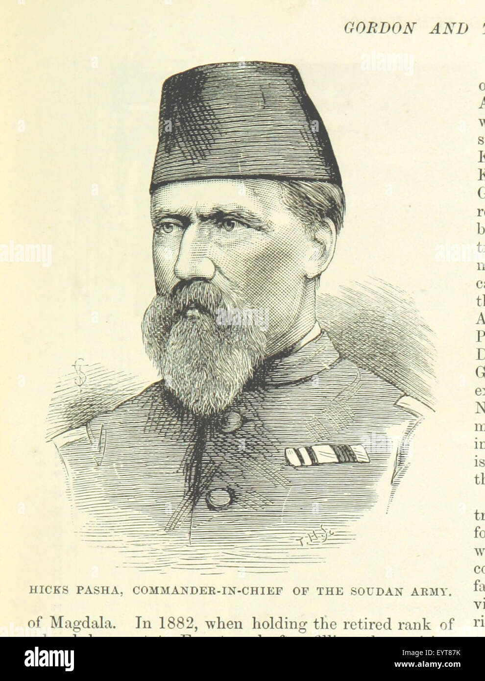 Illustration from 'Gordon and the Mahdi,' depicting a scene from the ...