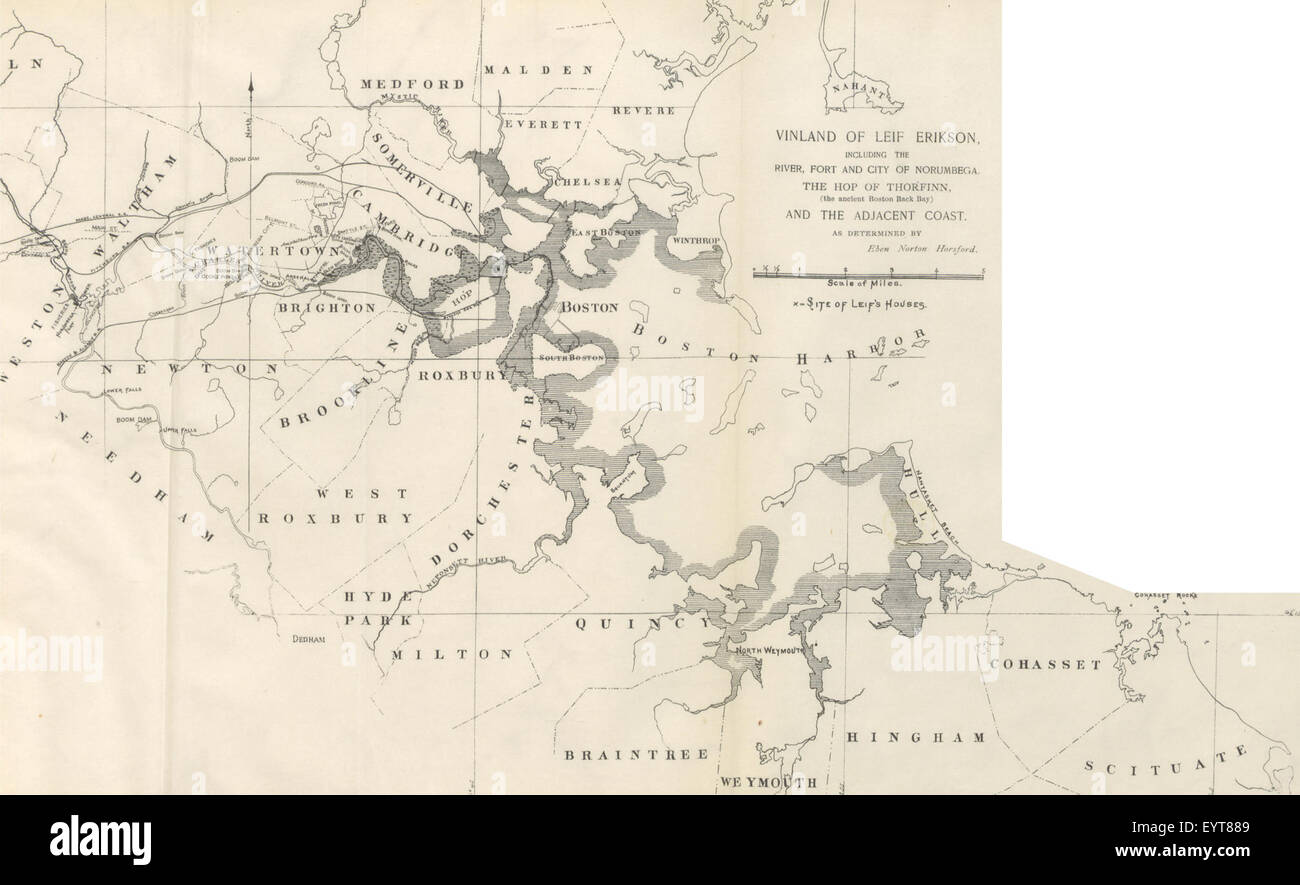 Leif erikson map hi-res stock photography and images - Alamy