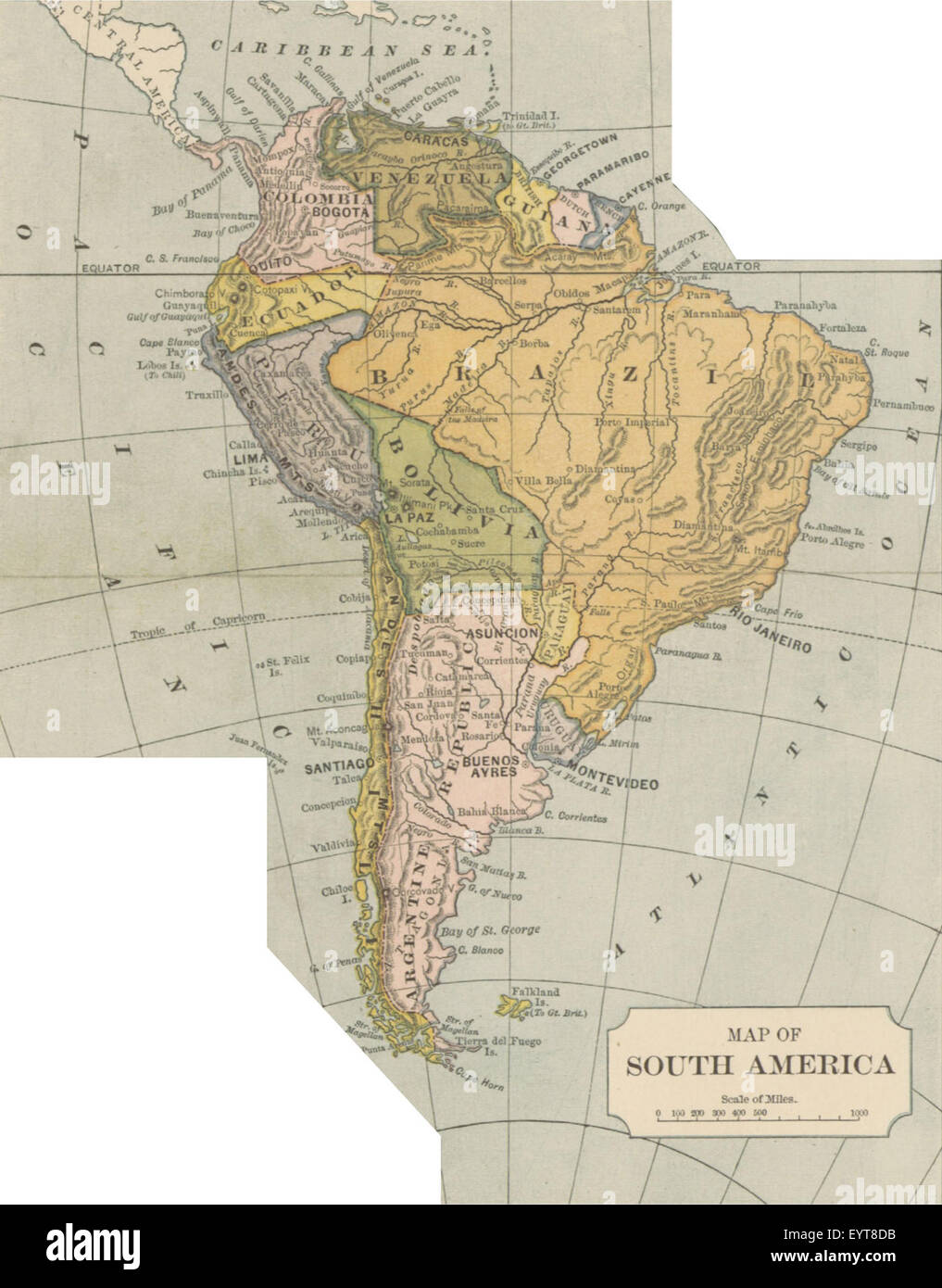 Spanish Speaking Countries And Capitals Map