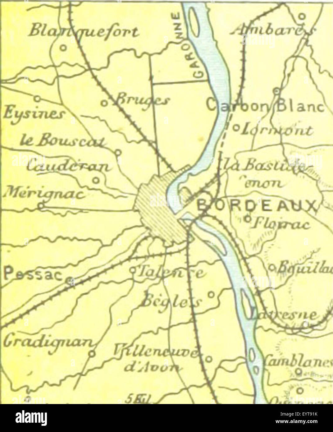 This image features a map from 'Geographie Générale', illustrating ...