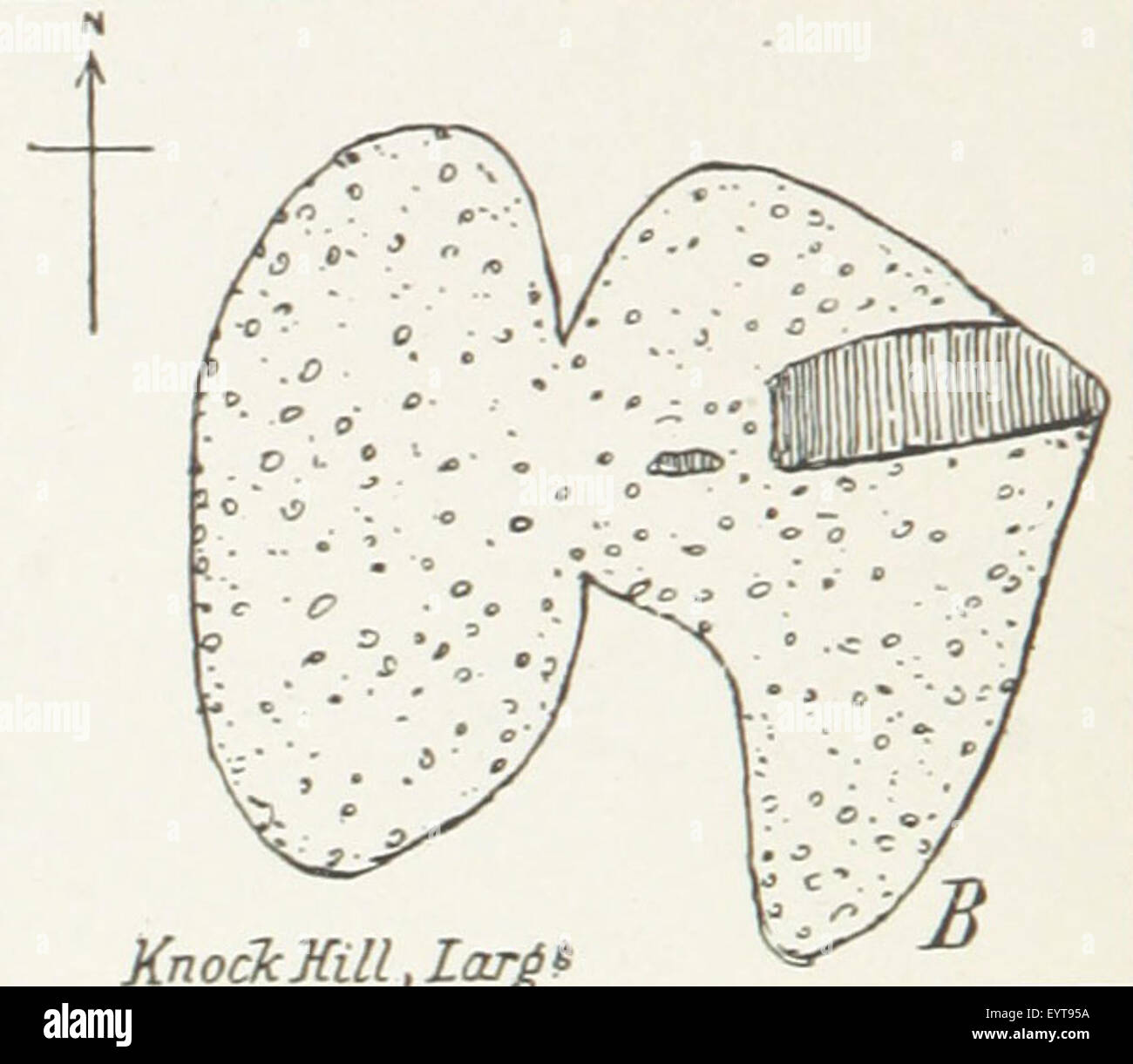 An image from page 426 of 'The Ancient Volcanoes,' showing a detailed ...
