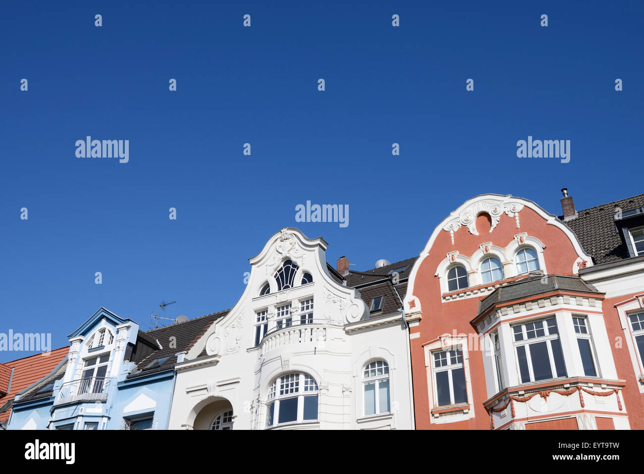 Jugendstil buildings, Germany, North Rhine-Westphalia, Düsseldorf Stock ...