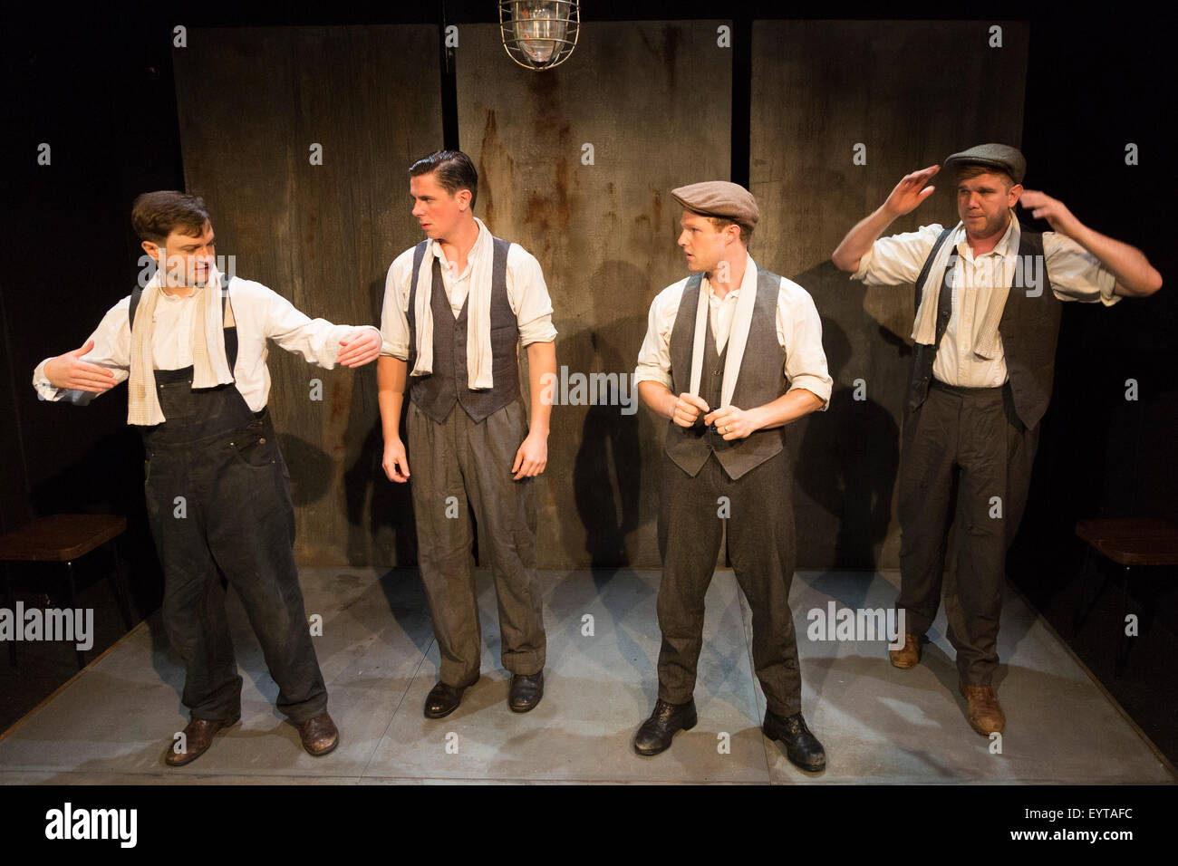 L-R: Salvatore D'Aquilla as Bob, James Wallwork as Arthur, Paul Tinto ...