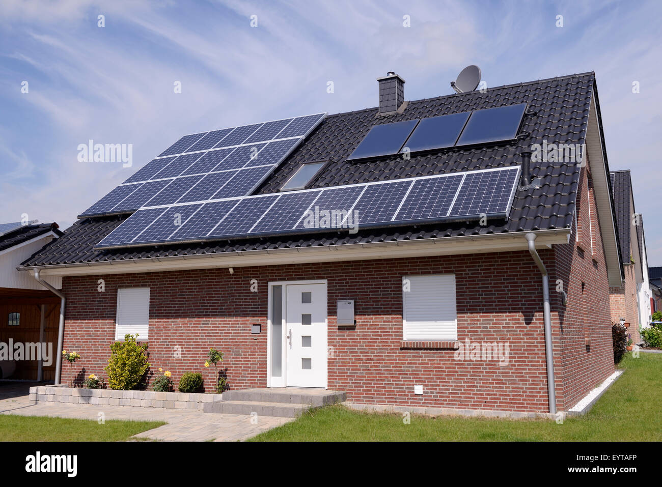 Photovoltaik house germany hi-res stock photography and images - Alamy