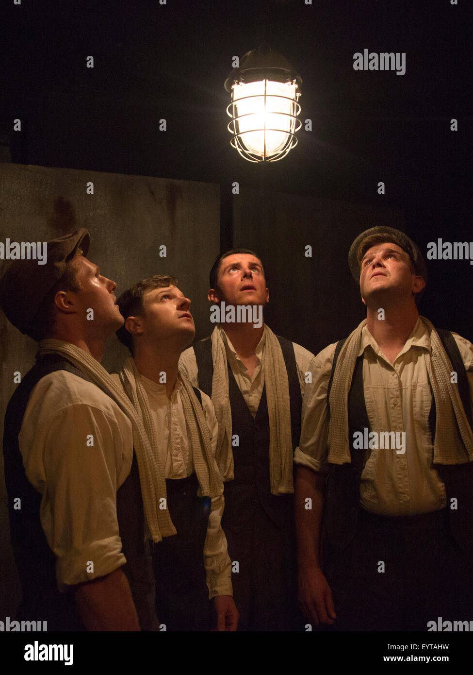 L-R: Paul Tinto as Phil, Salvatore D'Aquilla as Bob, James Wallwork as ...