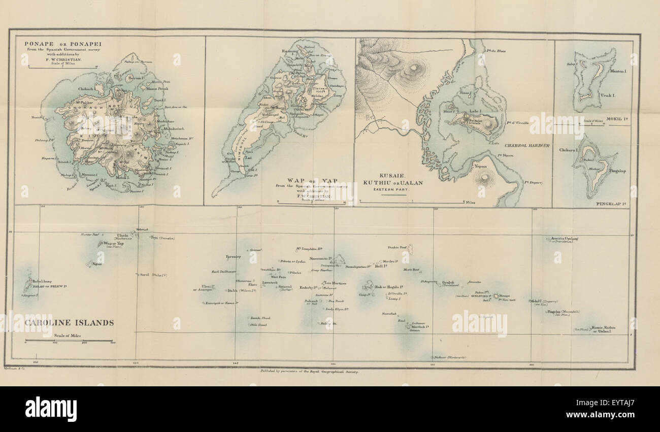 An image from page 487 of 'The Caroline Islands', depicting a travel ...