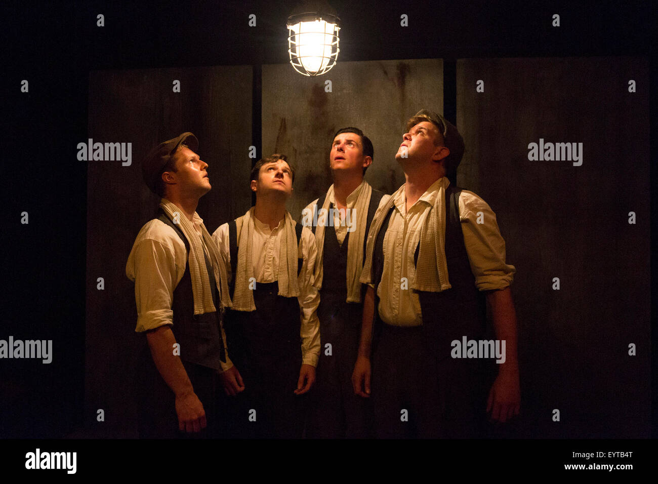 L-R: Paul Tinto as Phil, Salvatore D'Aquilla as Bob, James Wallwork as ...